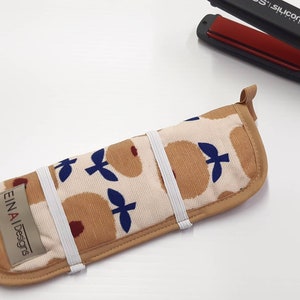 Travelling or for Home Flat Iron/ Curling Iron Protector and Carrying ...