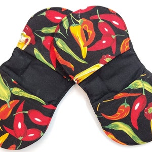 Magnetic Mini Microwave/oven Finger Mitts (x2). Great for Easy Access ...