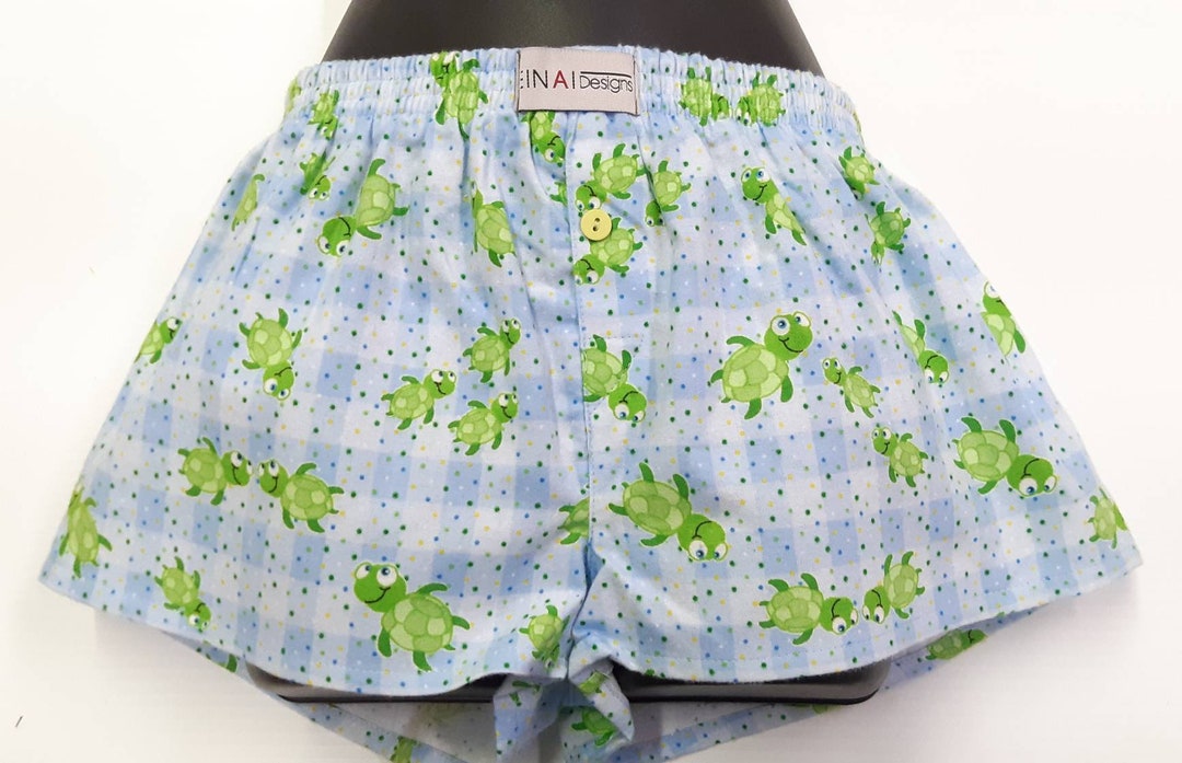 Calzoncillos tipo bóxer de franela para mujer - Etsy España