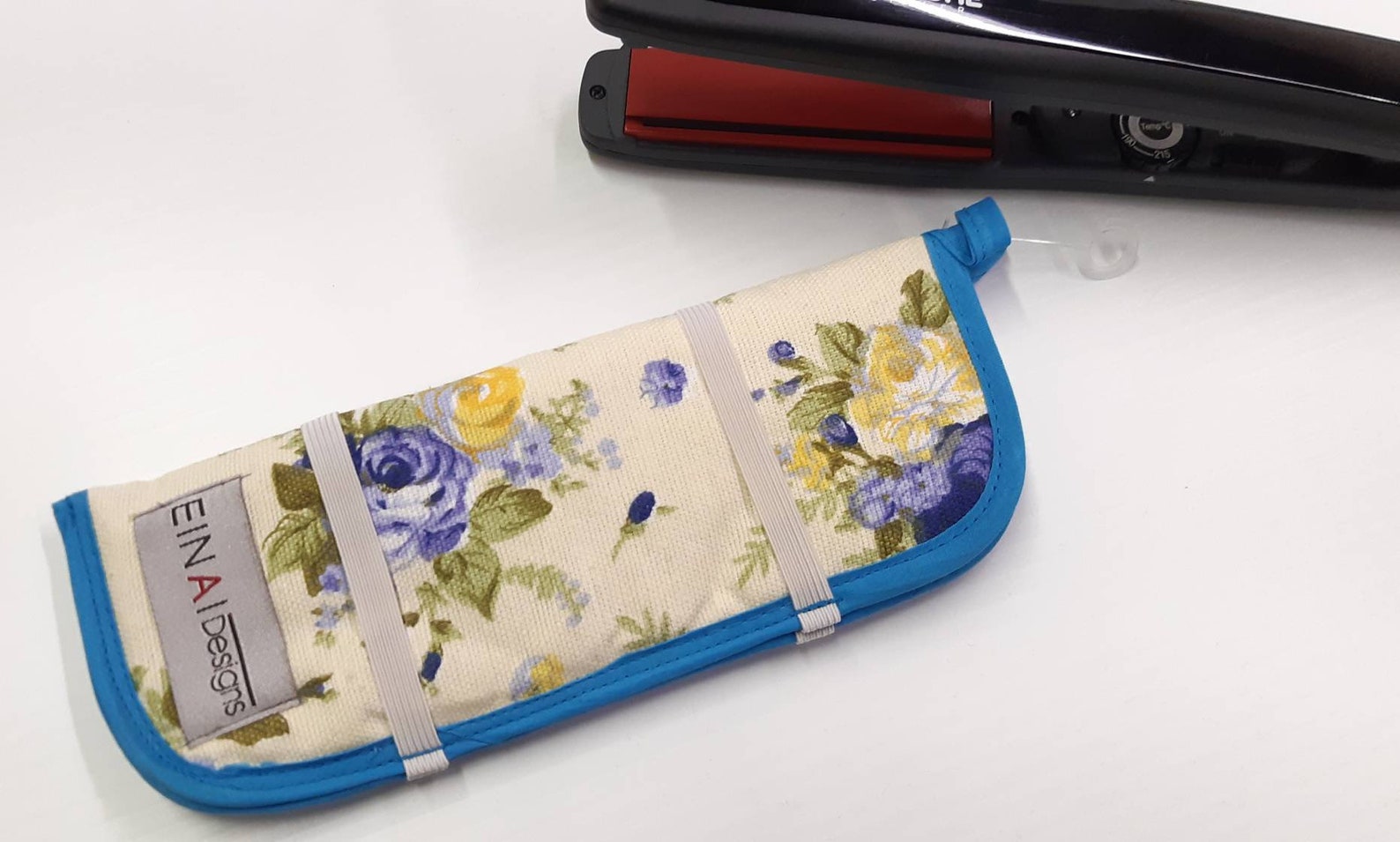 Travelling or for Home Flat Iron/ Curling Iron Protector and Carrying ...