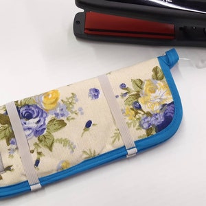 Travelling or for Home Flat Iron/ Curling Iron Protector and Carrying ...