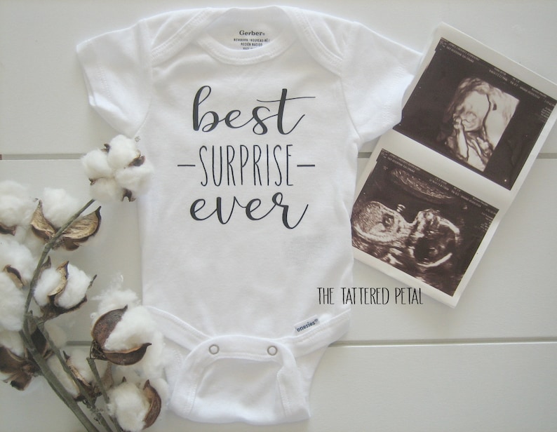 Best Surprise Ever Onesie® Surprise Baby Announcement - Etsy