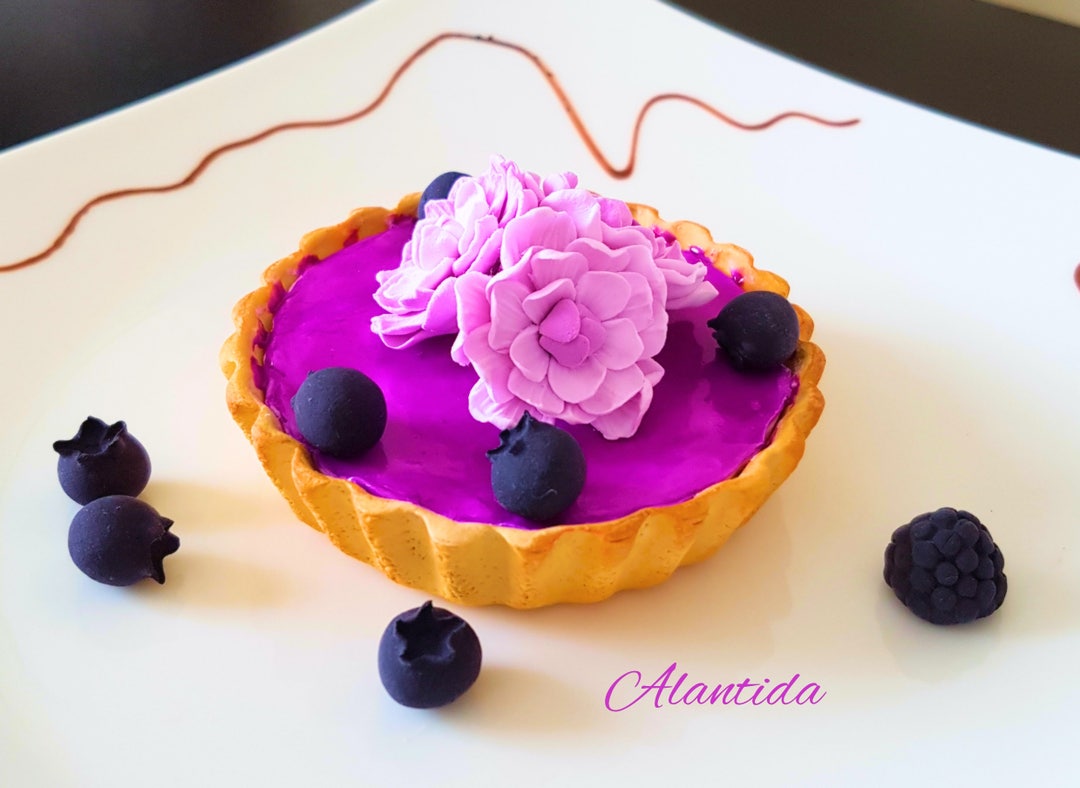 Realistic Tart Fake Tart Faux Cupcake for Kitchen Decor Shower Favour ...