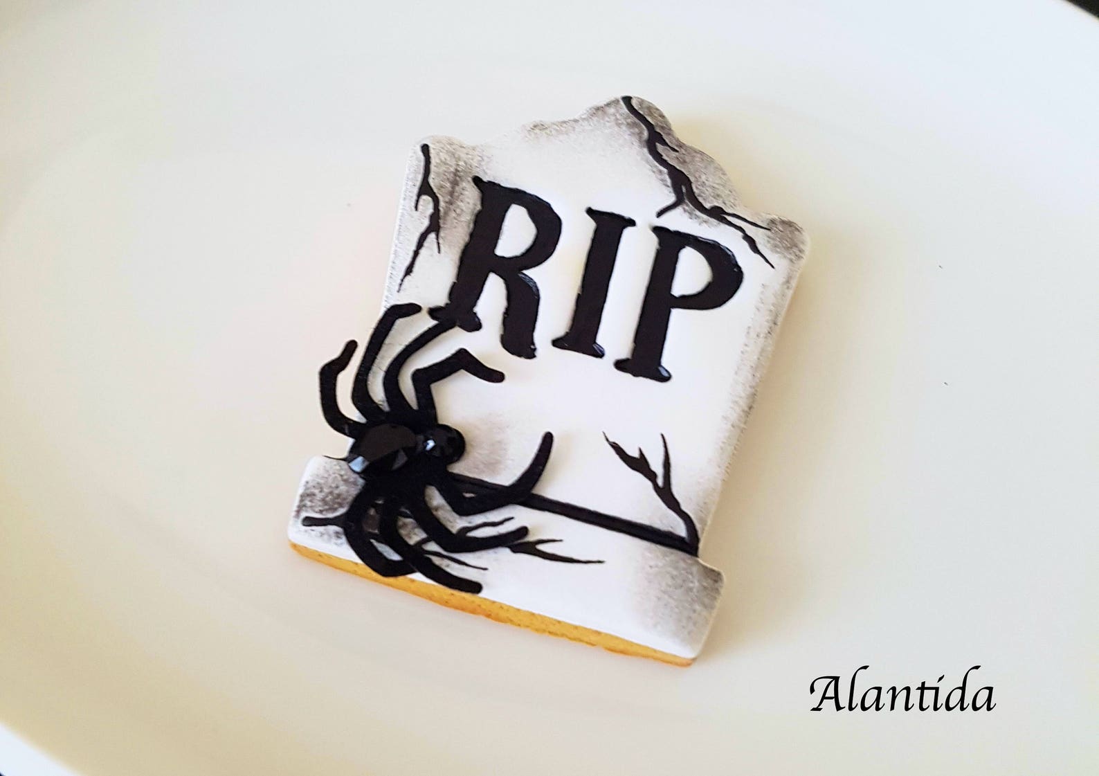 Fake Halloween Cookie RIP Cookies Halloween Candy Faux Cookies - Etsy