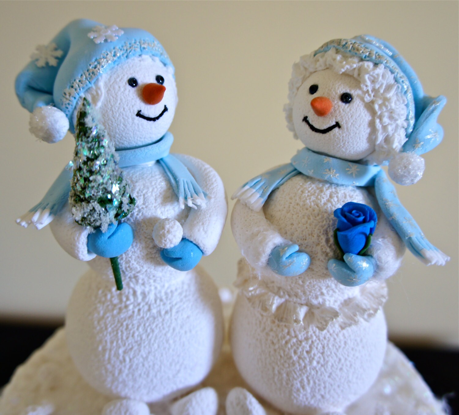 Snowman Cake Topper. Bride and Groom Wedding Cake - Etsy Canada