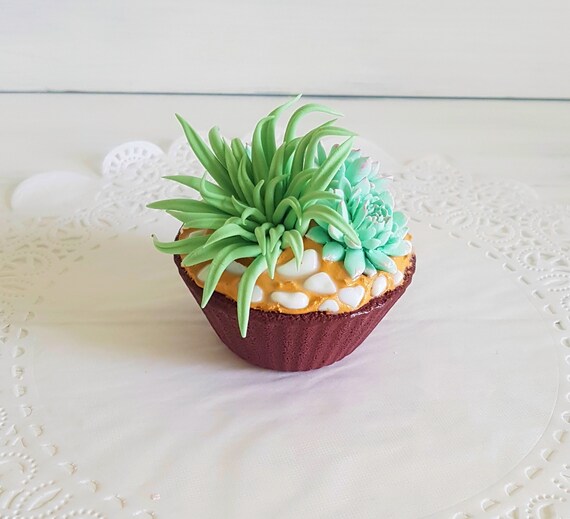 Realistic Cupcake Fake Cupcake Faux Cupcake for Kitchen Decor | Etsy