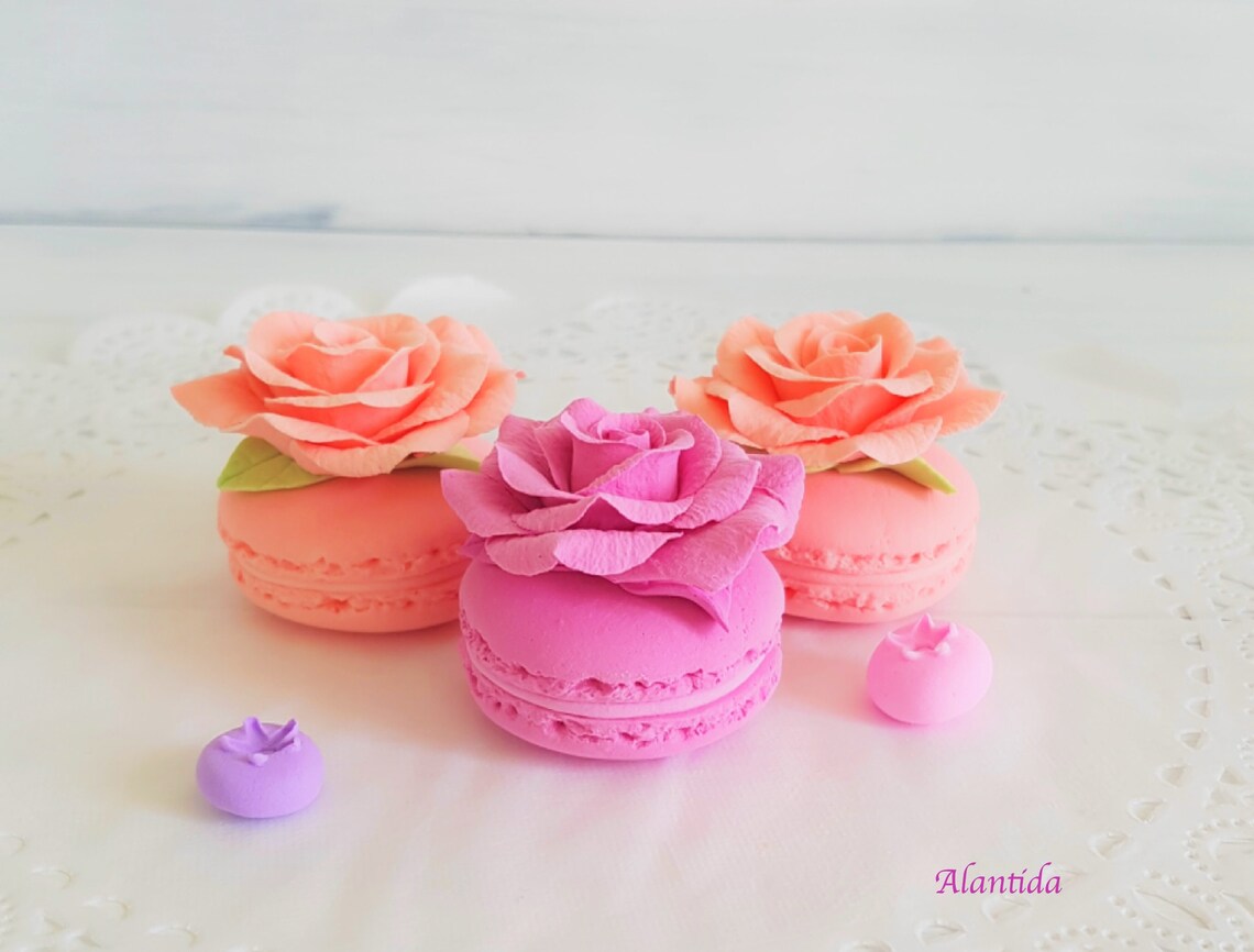Fake Macarons for Display Set of 3 Faux Macaron Fake Macaroons | Etsy