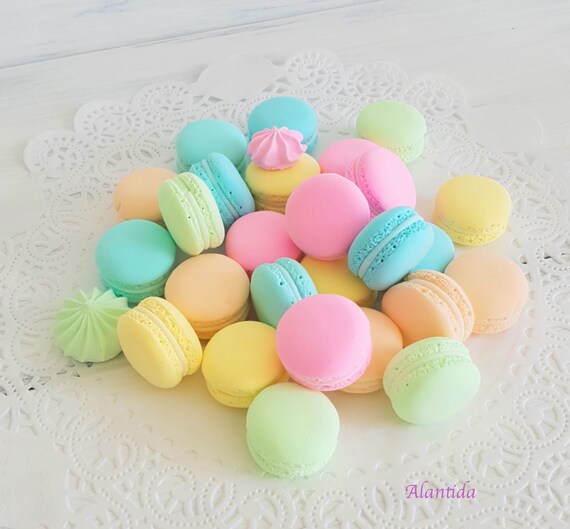 Colorful Macaroons Display
