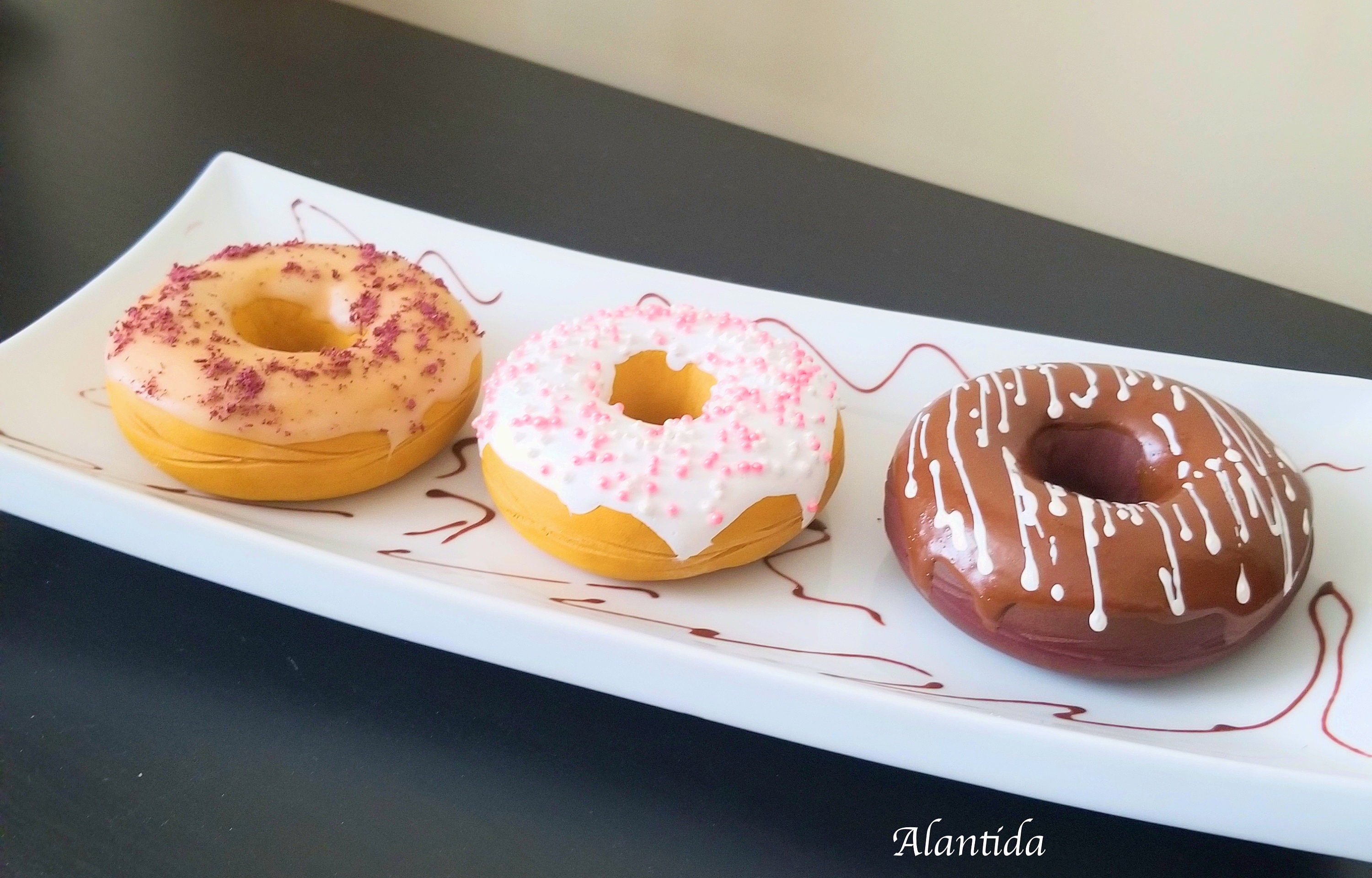 Handmade Fake Donuts Faux Donuts Kitchen Decor Display Bakery | Etsy