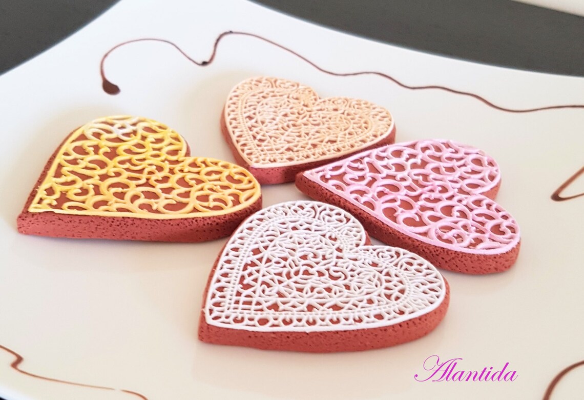Handmade Fake Cookie Set of 4 Faux Cookies Valentine Gift - Etsy