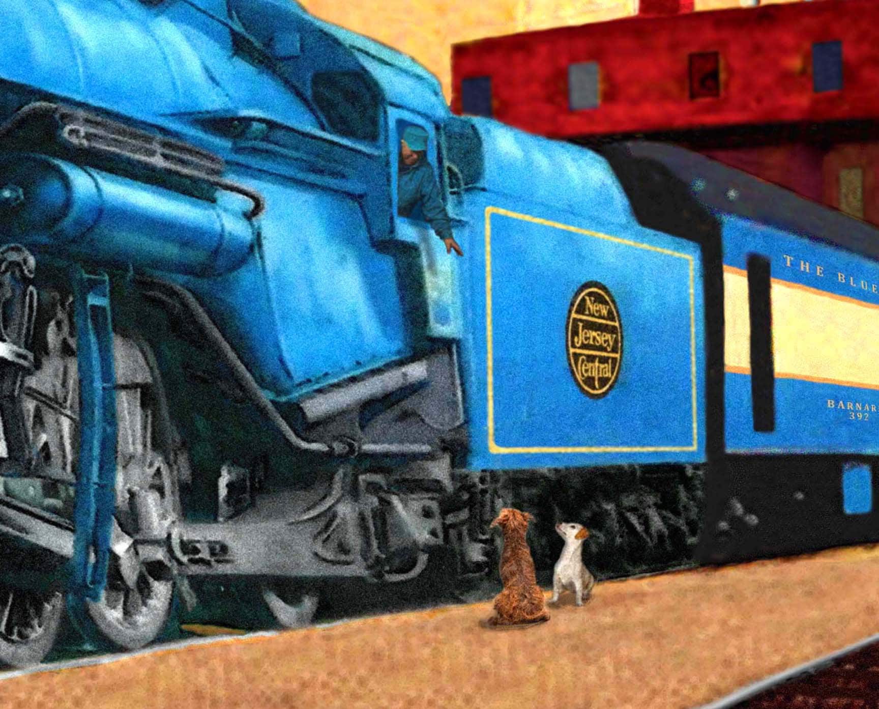 Atlantic City New Jersey Central Railroad Blue Comet Train - Etsy UK
