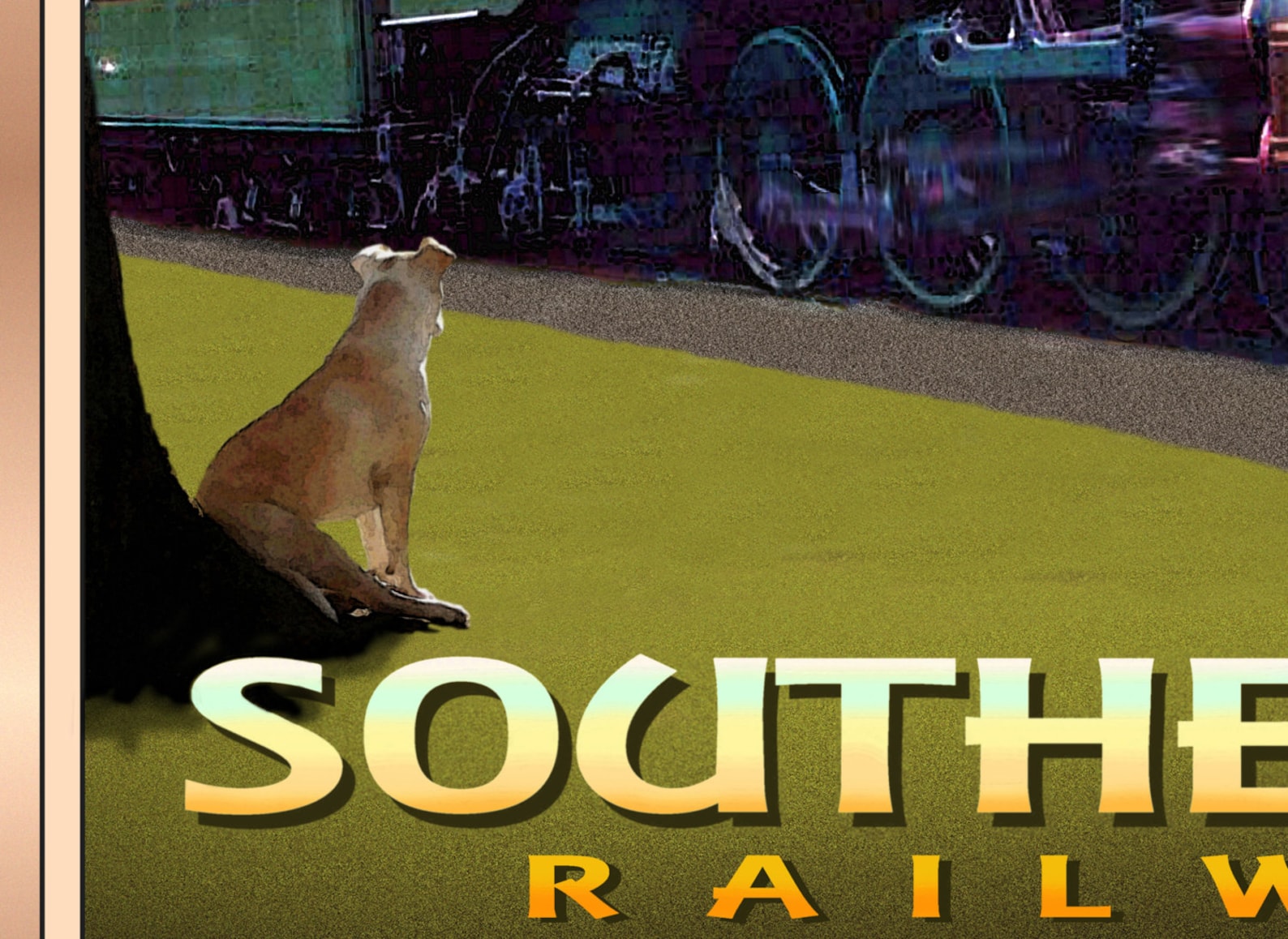 NASHVILLE Tennessee Southern Railway Travel Poster the Tennessean Train ...