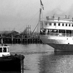 SS Harvard Los Angeles Steamship Company Lines Retro Travel Poster ...