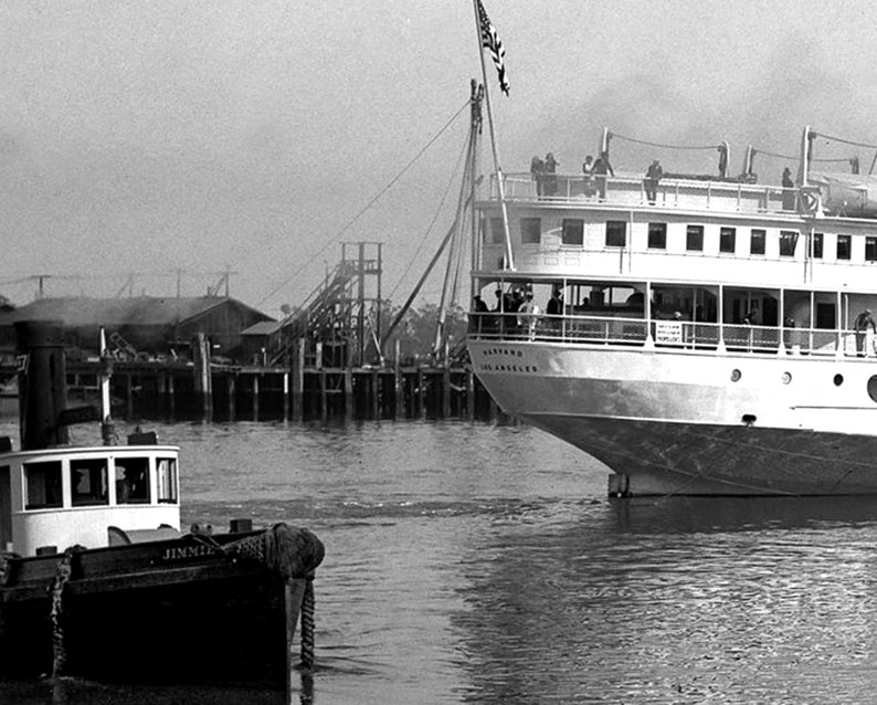 SS Harvard Los Angeles Steamship Company Lines Retro Travel | Etsy