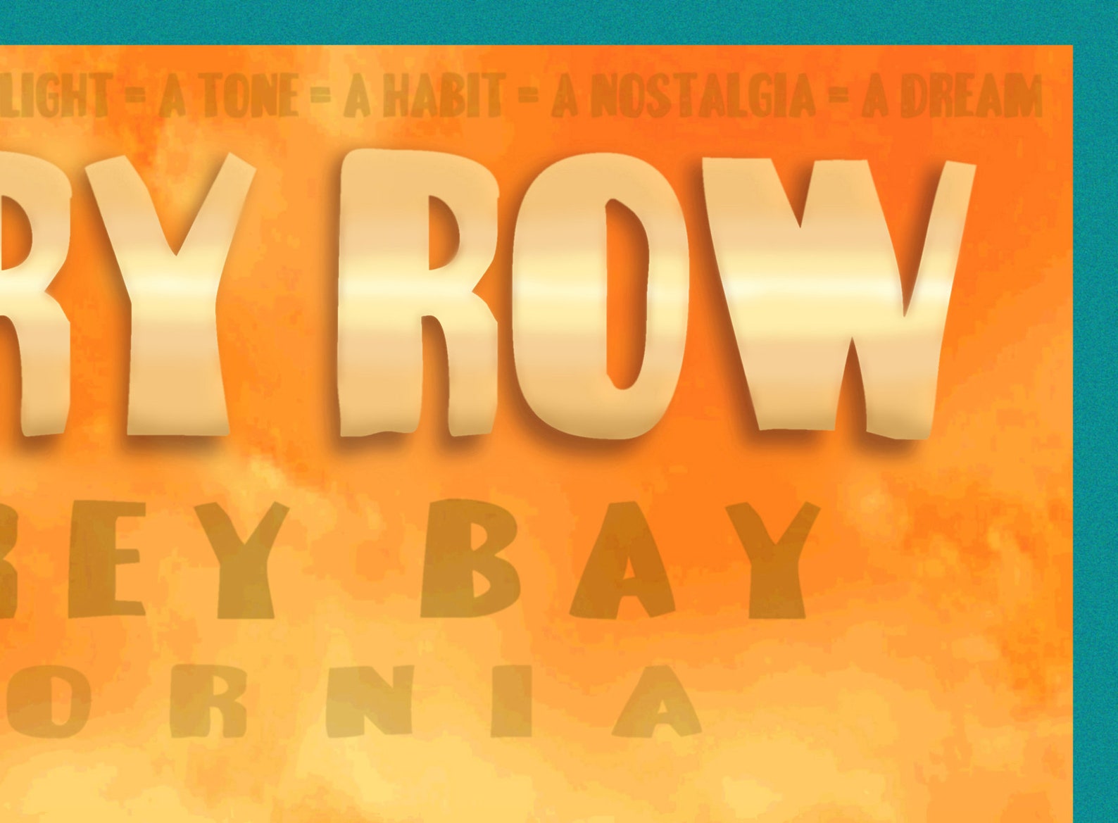 Cannery Row California Poster Monterey Bay Travel Fishing Boat - Etsy