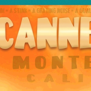 Cannery Row California Poster Monterey Bay Travel Fishing Boat Harbor ...