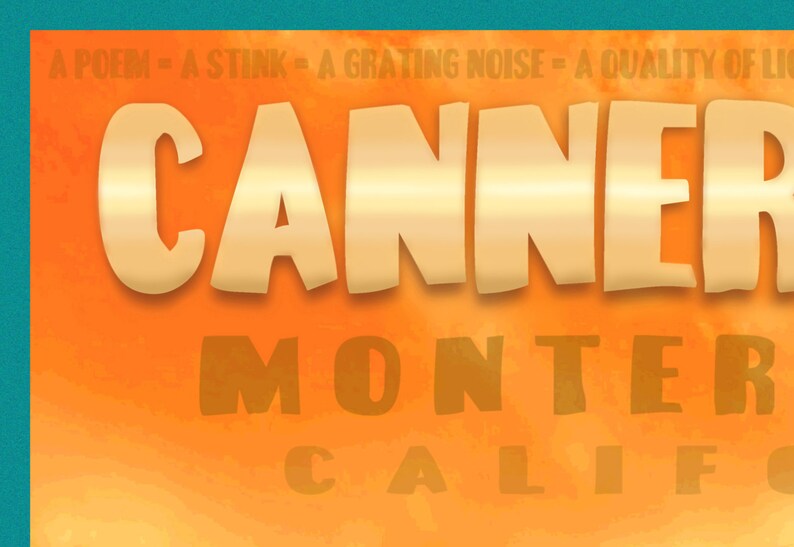 Cannery Row California Poster Monterey Bay Travel Fishing Boat - Etsy