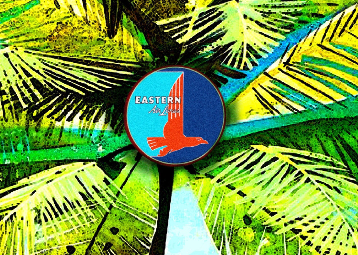 Miami Florida Eastern Air Lines New Sunshine State Travel | Etsy