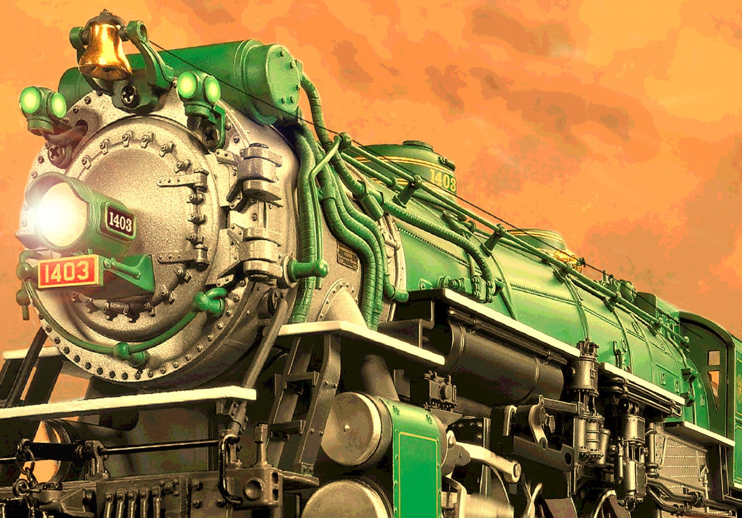 Hattiesburg QUEEN&CRESCENT Limited Railway Travel Poster New - Etsy