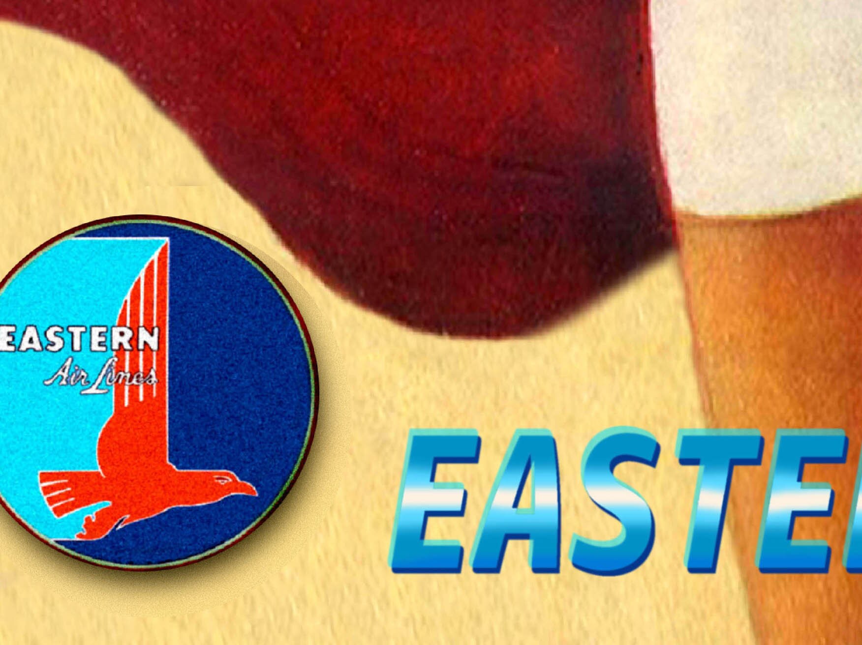 Fly Eastern Air Lines New Travel Poster Soccer Mom Beach Ball | Etsy