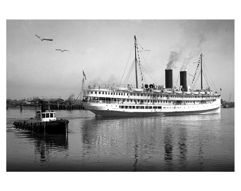 SS Harvard Los Angeles Steamship Company Lines Retro Travel | Etsy