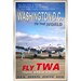 WASHINGTON DC TWA Airlines new Original Retro Poster 12x18, 20x30 or ...