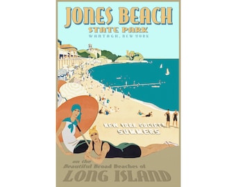 Jones Beach New York Sticker Decal Vinyl 3.75 X - Etsy