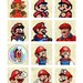 Evolution of Mario - Art Print of Super Mario Painting - Geek Parody ...