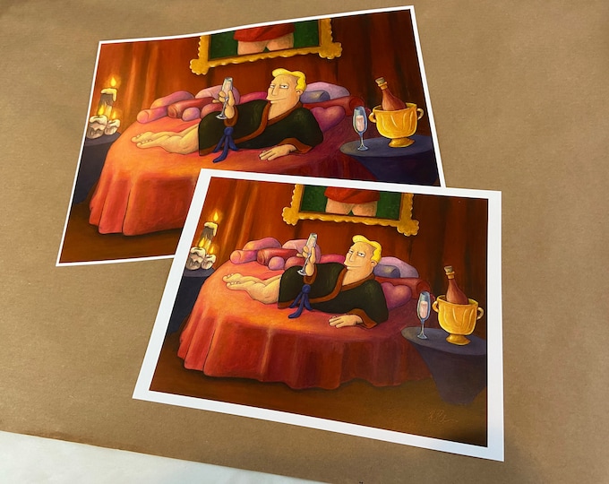 It’s Real Velour - Captain Zapp Brannigan Futurama Art - Art Print of ...