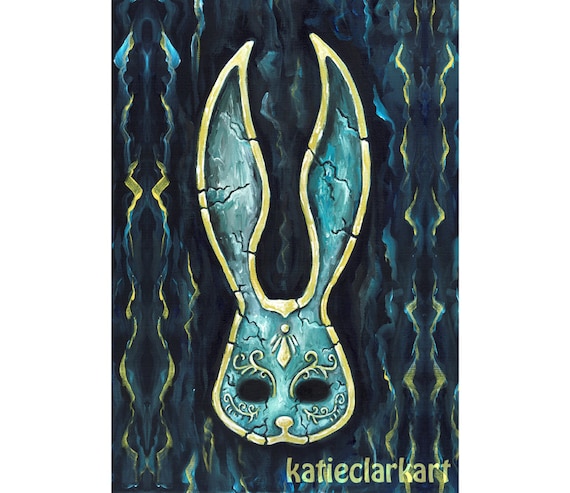 Bioshock Dark Rabbit Splicer Mask Art Print of original | Etsy