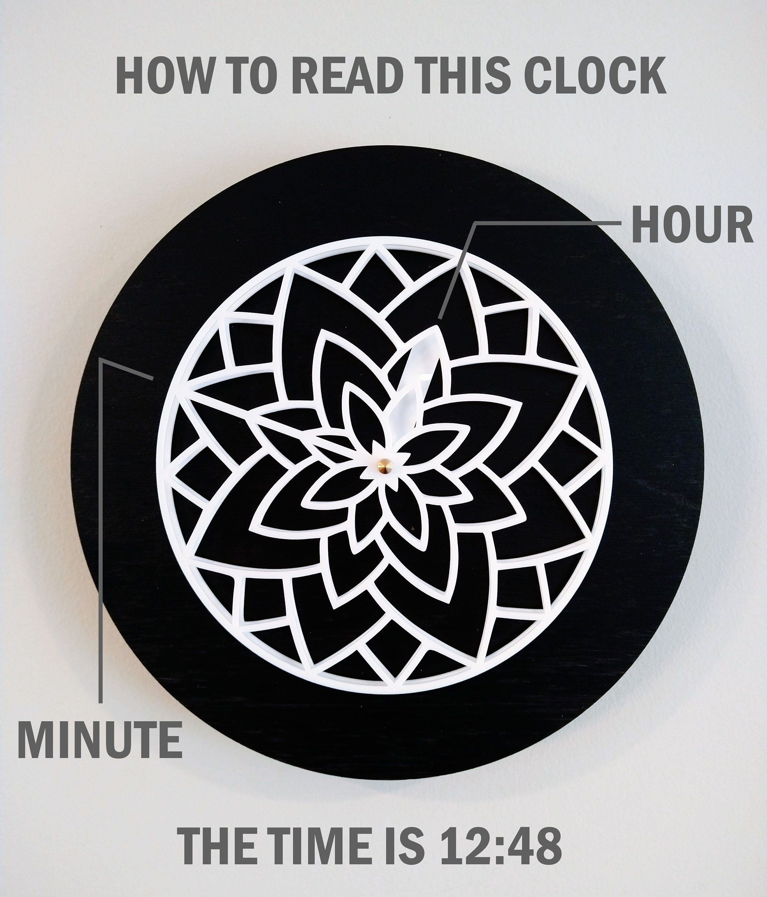 Lotus Clock Ever-changing Pattern - Etsy