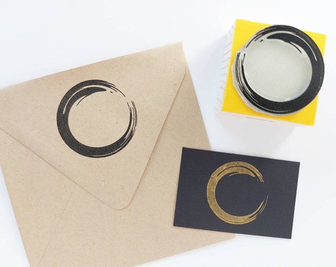ZEN ENSO CIRCLE Stamp, Enso Symbol Rubber Stamp, Japanese Enso, Enso ...