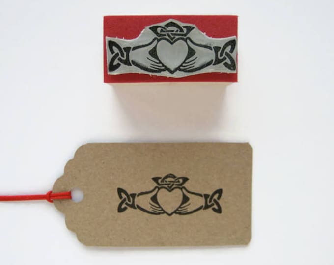 Claddagh Stamp, Claddagh Rubber Stamp, Claddagh Ring, Claddagh Celtic ...