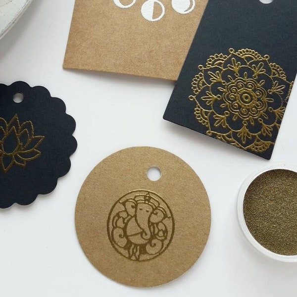 Gold Embossing - Etsy