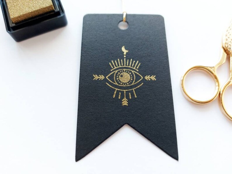 Evil Eye Rubber Stamp Cosmic Eye Watcher Spiritual Gift for - Etsy