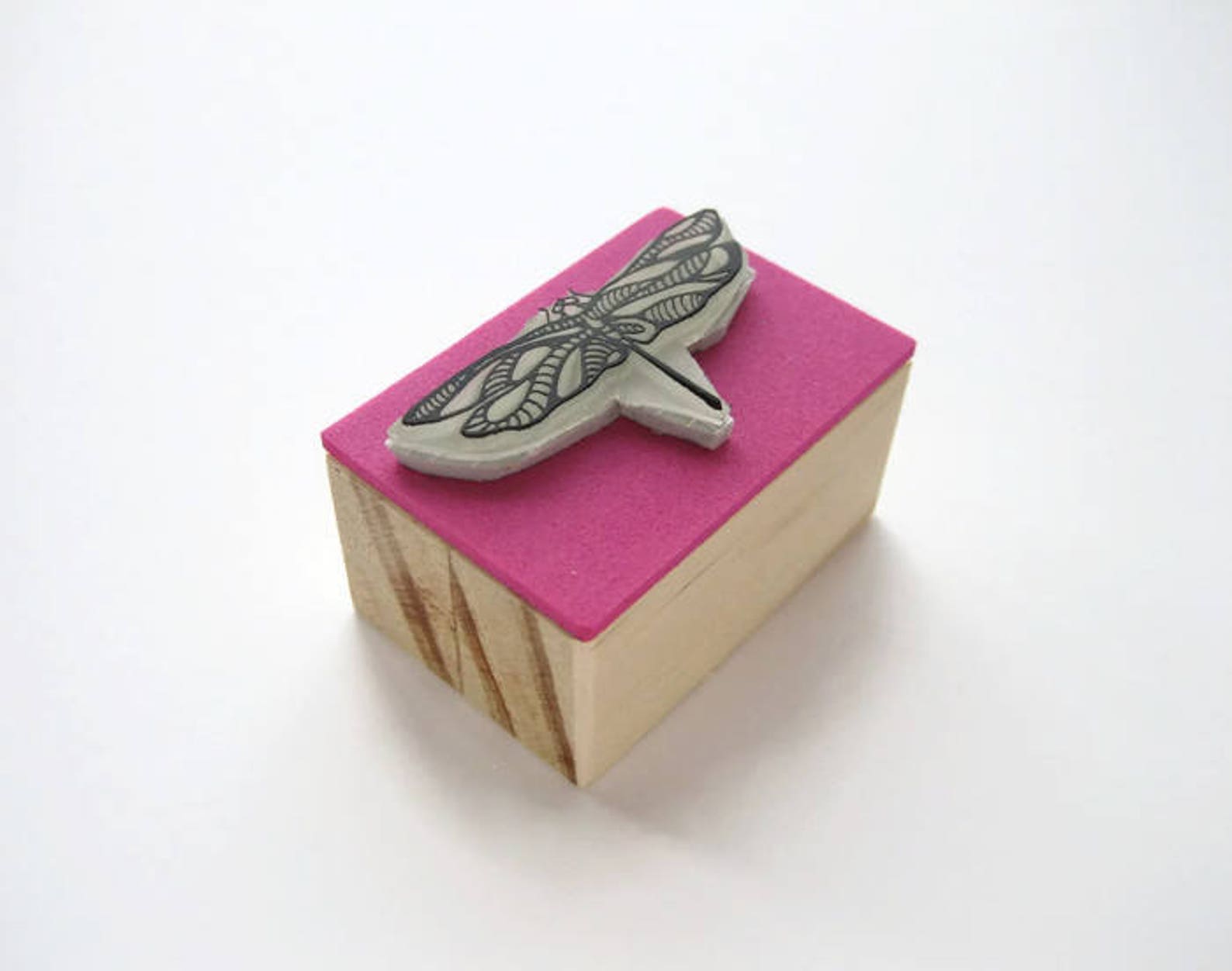 DRAGONFLY Stamp. Dragonfly Rubber Stamp. Insect Stamp. Wedding - Etsy