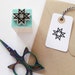 AUSEKLIS Rubber Stamp, Eight-pointed Star, Octagram Symbol, Morning ...