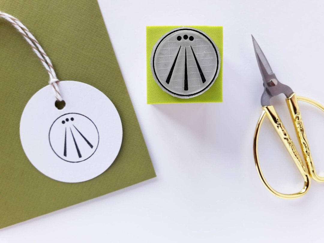 AWEN Rubber Stamp, Celtic Awen Symbol Stamp, Talisman Protection, Pagan ...