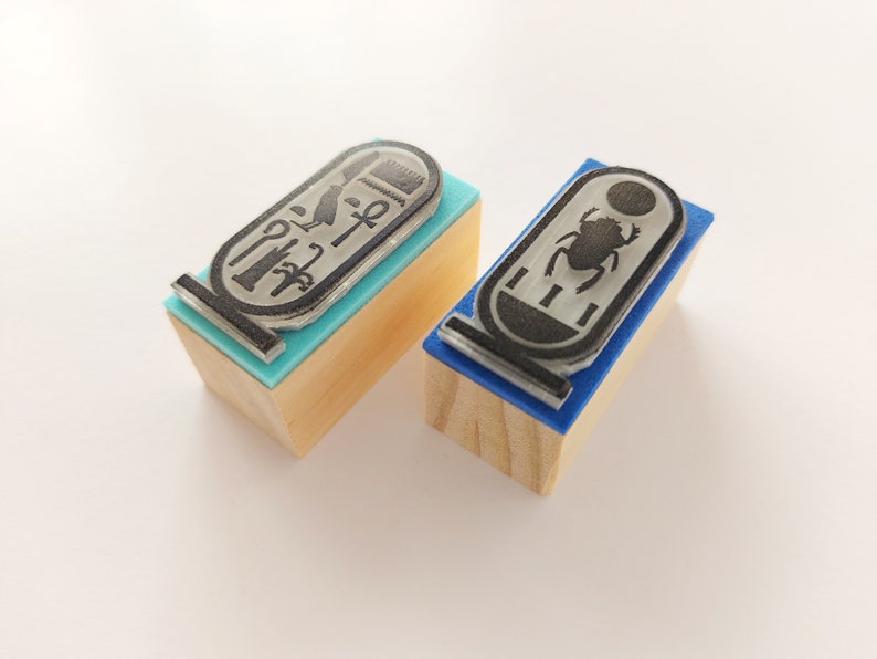 Egyptian Tutankhamun Stamp, Hieroglyphic Symbol, Pharaoh God, Ancient ...