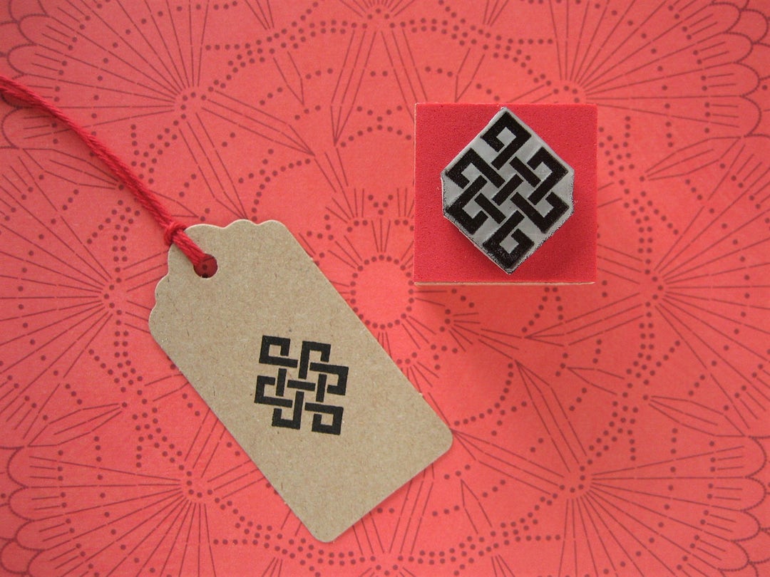 Infinite Knot Stamp. Endless Knot Stamp. Eternal Knot Stamp. - Etsy