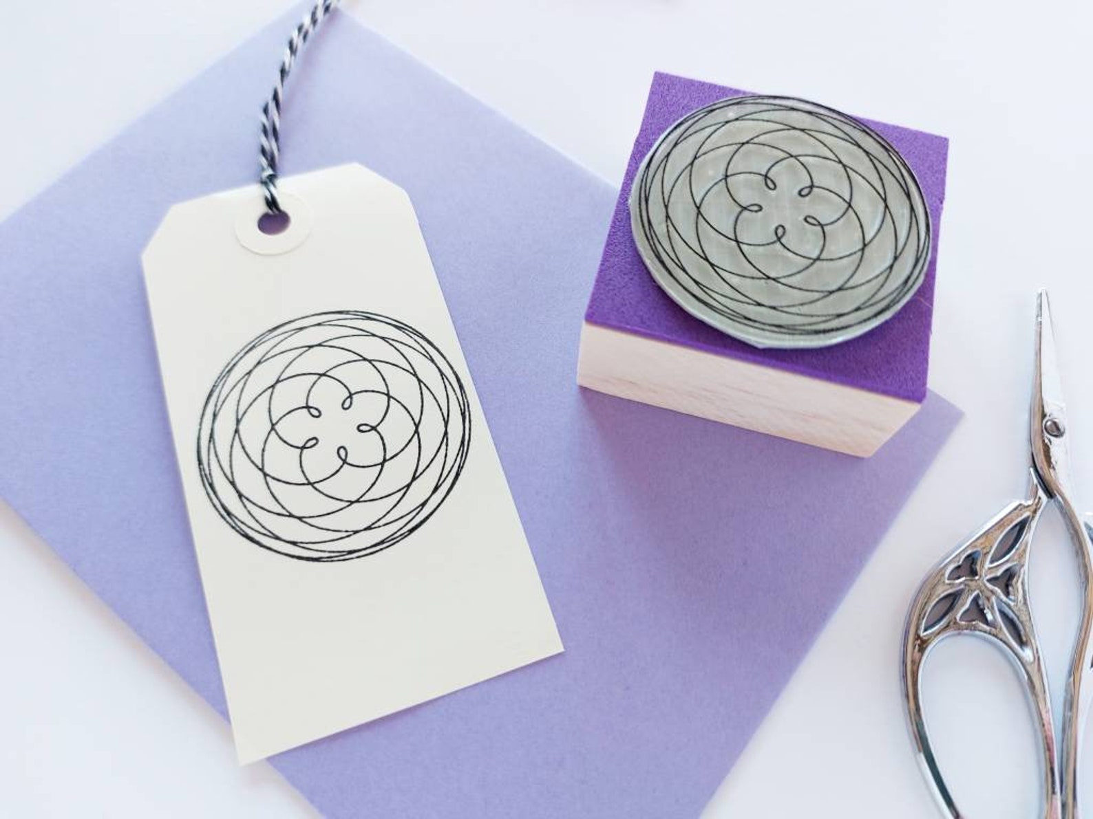 Rose of Venus Stamp. Venus Rose Stamp. Sacred Geometry Stamp. | Etsy