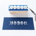 Moon Phases Stamps, Moon Rubber Stamp, Lunar Phases Stamp, Mystic ...
