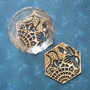 Wooden Coasters of GAUDÍ TILE in Barcelona, Architecture Icon ...
