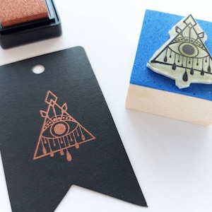 Boho Eye Rubber Stamp, Evil Eye Journaling, Mystic Eye Gift, Cosmic Eye ...