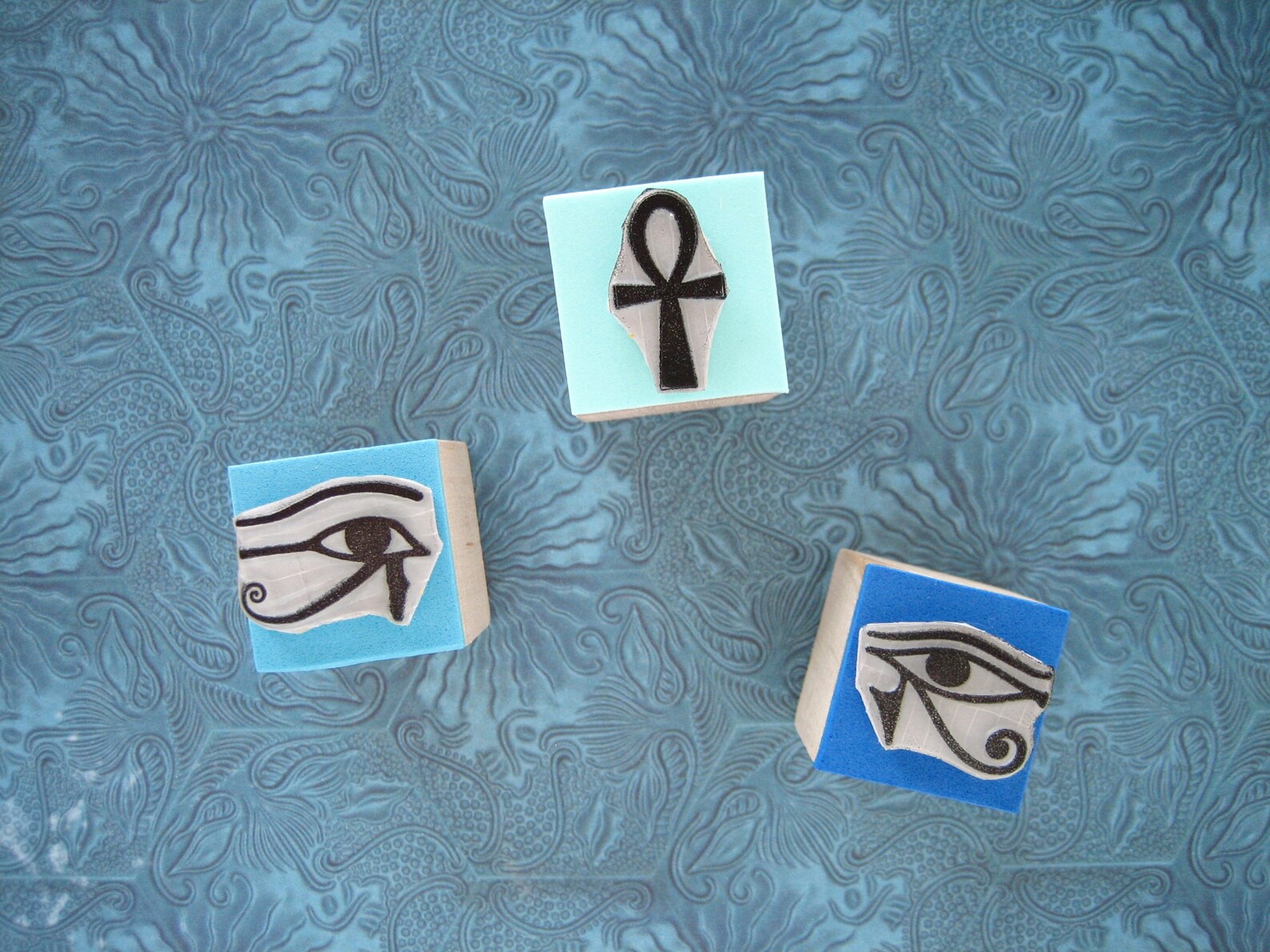 Egyptian Cat Stamp, Ancient Egypt Deities, Pharaoh Protection God ...