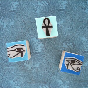 Egyptian Tutankhamun Stamp, Hieroglyphic Symbol, Pharaoh God, Ancient ...