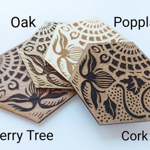 Wooden Coasters of GAUDÍ TILE in Barcelona, Architecture Icon ...