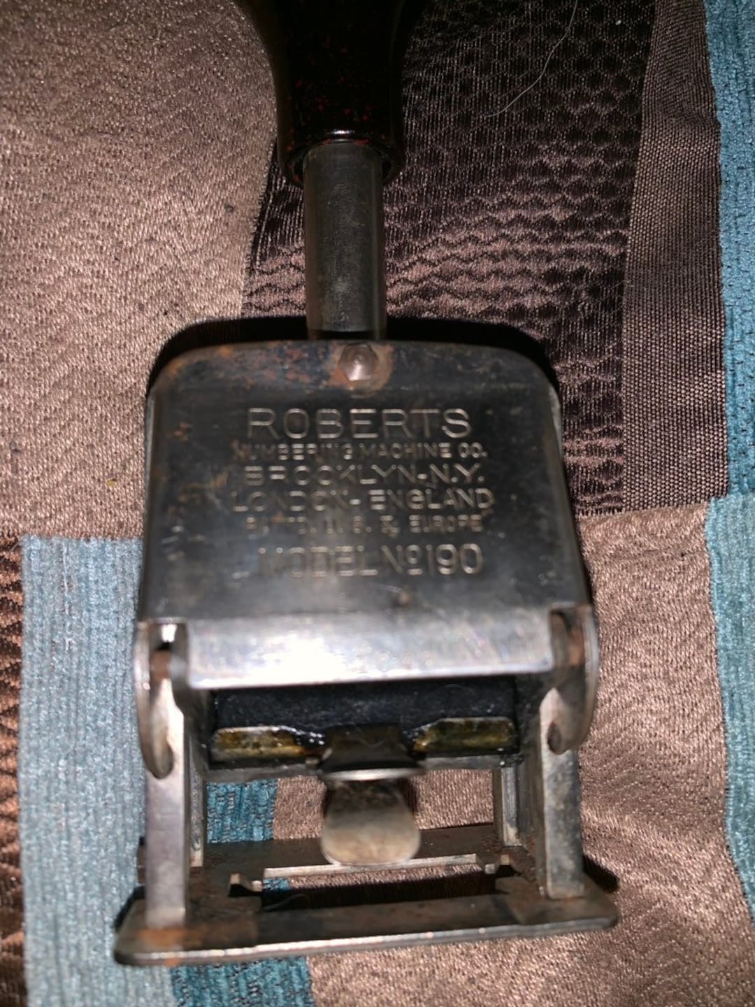 Vintage Roberts Numbering Machine, Model 190 - Etsy