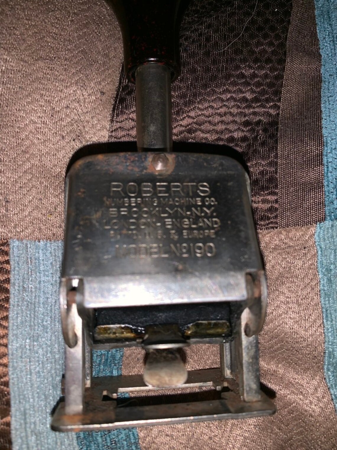 Vintage Roberts Numbering Machine Model 190 | Etsy