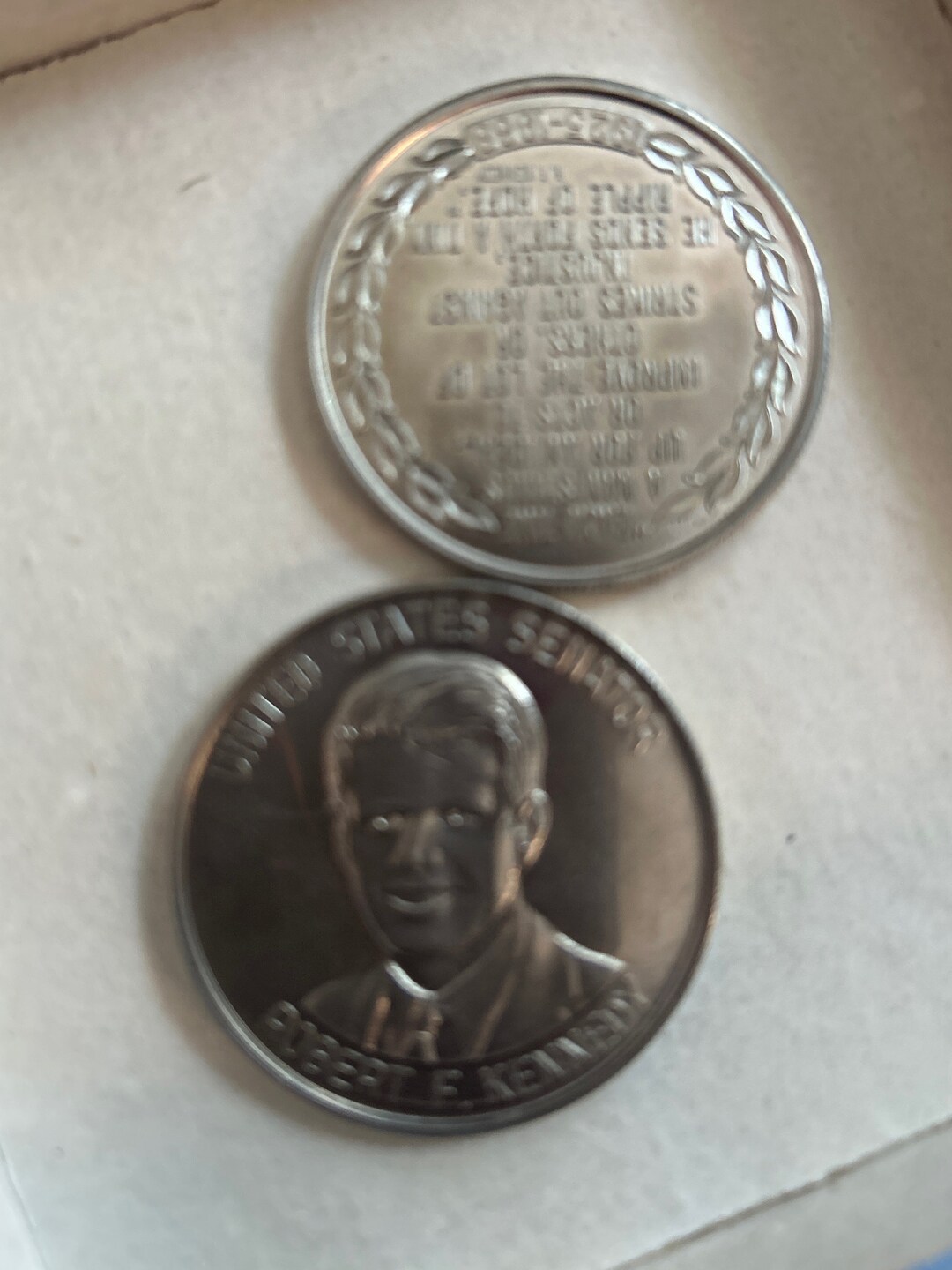 Collectible Senator Robert F Kennedy Memorial Coin With Quote - Etsy